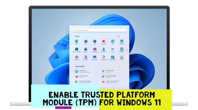 Deep check and Enable Trusted Platform Module (TPM) 2.0 for Windows 11 ...